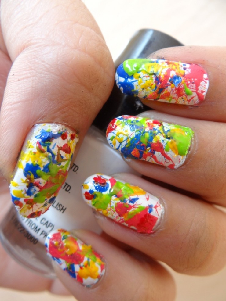 Splatter Nails For Holi | Fashion in India - Threads